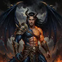 Tiefling Character Portrait Commission | Fantasmatics